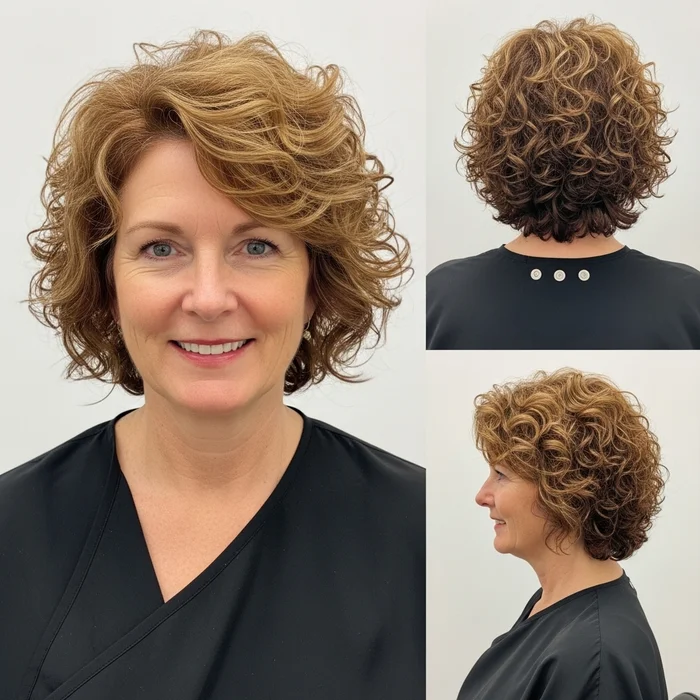 30+ Stylish Wedge Haircuts for Women Over 50